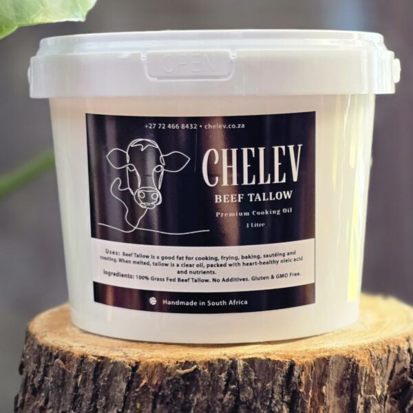 Premium 100% Grass-Fed Beef Tallow (Cooking Oil) – Chelev Beef Tallow